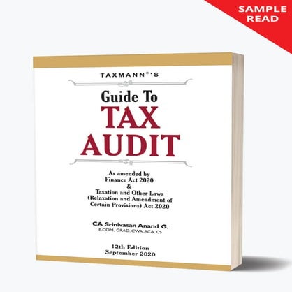 Taxmann's Guide to Tax Audit | September 2020 | PDF