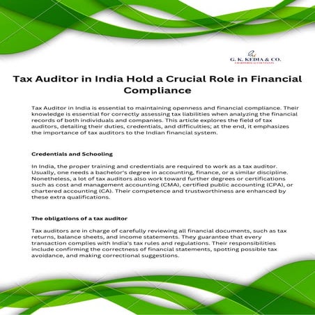 Understanding the Crucial Role of Statutory Auditors in India.pdf