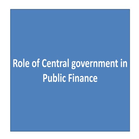 Tax collected by the central govt. | PPTX