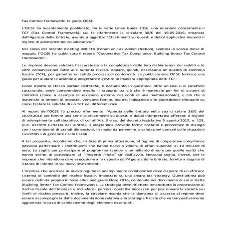 Tax control framework | PDF