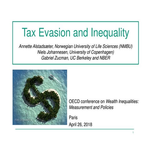 Tax evasion and inequality | PDF | Personal Taxes | Personal Finance