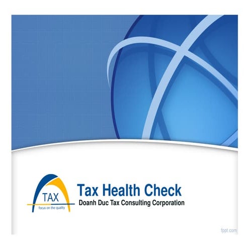 Tax Health Check | PDF