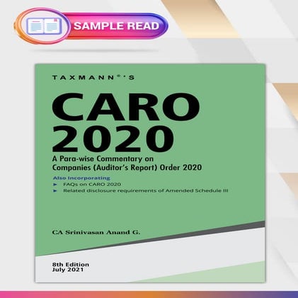 Taxmann’s CARO 2020 | PDF