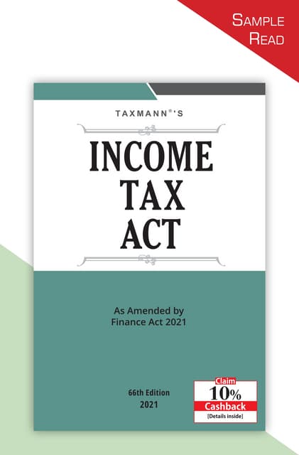 Taxmann's Income Tax Act with Supplement | PDF