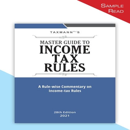 Taxmann's Master Guide to Income Tax Rules | PDF