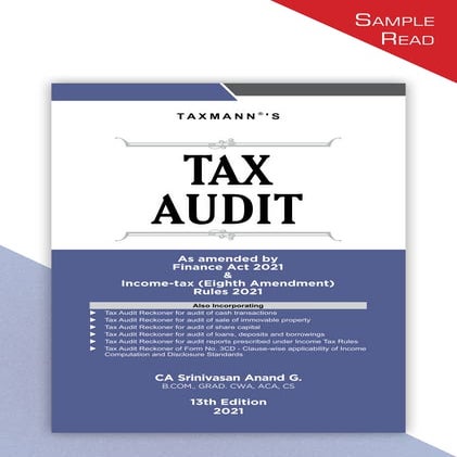 Taxmann's Tax Audit | PDF