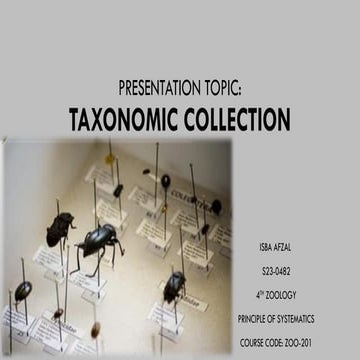 taxonomic collection..........................pptx