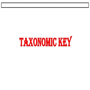 Taxonomic key..........................pptx