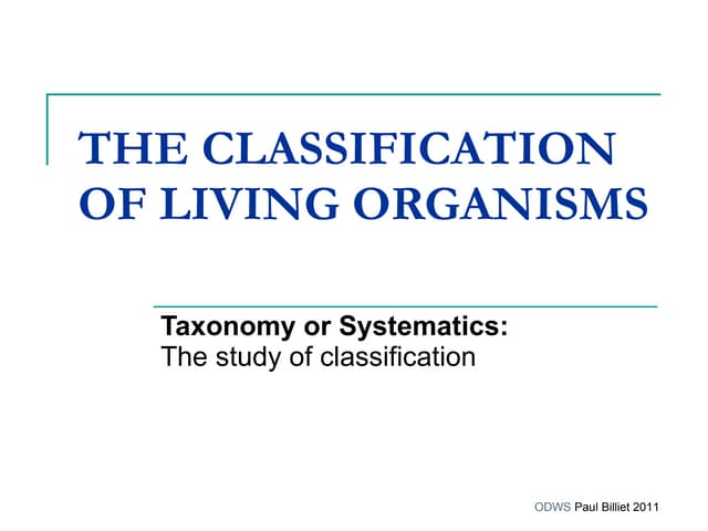 Taxonomy notes pdf | PDF