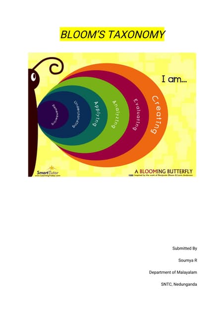 Bloom's Taxonomy | PPTX