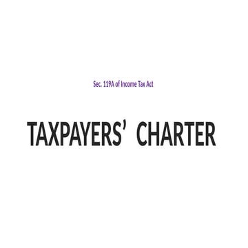 Taxpayer charter IN RESPECT OF THEIR RIGHTS.pptx