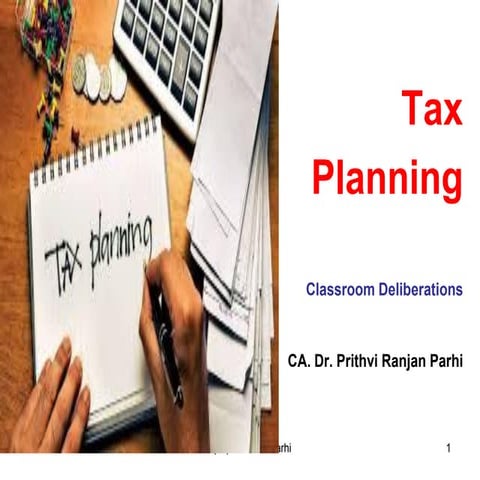 Tax Planning Basics | PDF | Personal Taxes | Personal Finance