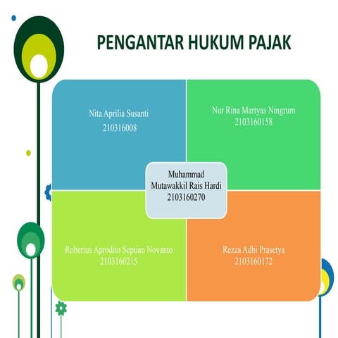 D1 Pajak: Tax Ratio | PPTX