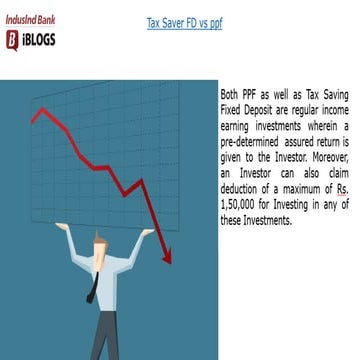 Tax saver fd vs ppf | PDF