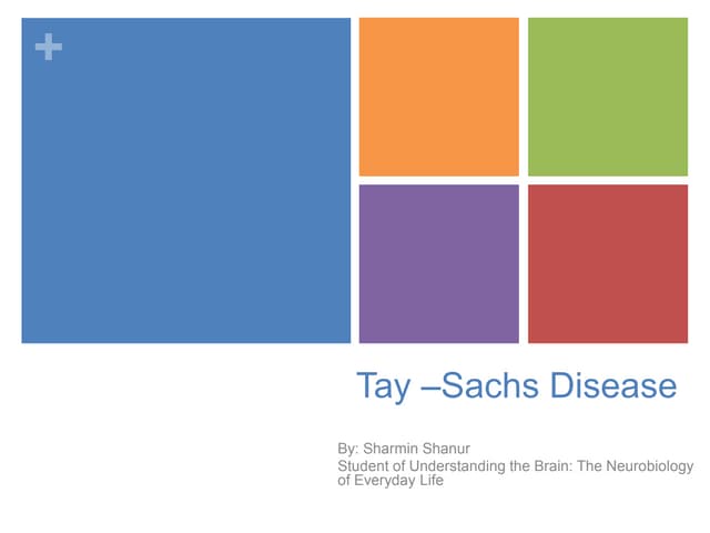 Tay – sachs disease | PPTX | Brain and Nervous System Disorders ...