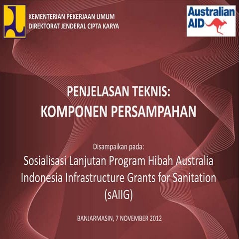 Opsi Teknologi Pengelolaan Persampahan | PDF