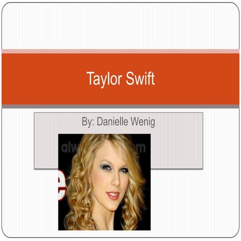 Taylor swift | PPTX