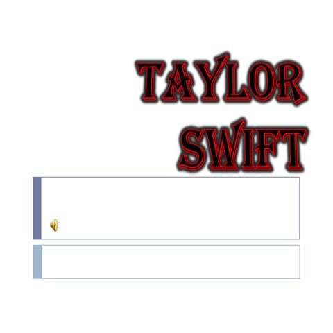 Taylor swift | PPTX
