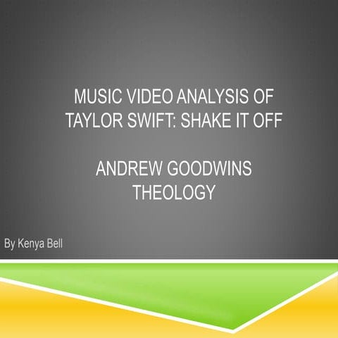 Taylor Swift Analysis | PPTX