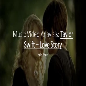 Taylor swift love story analysis | PDF