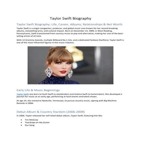 Taylor Swift Biography The Celeb Post.pdf
