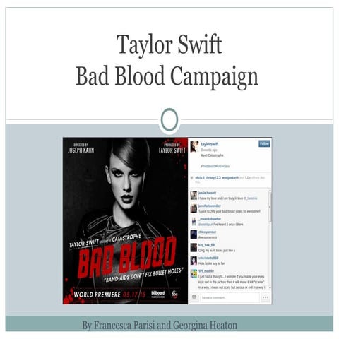 Taylor swift media powerpoint | PPT