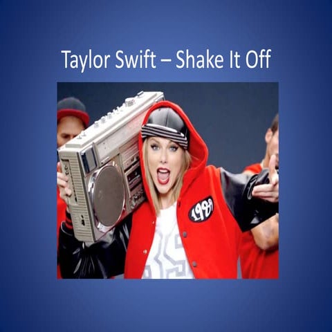 Taylor Swift Shake It Off | PPTX