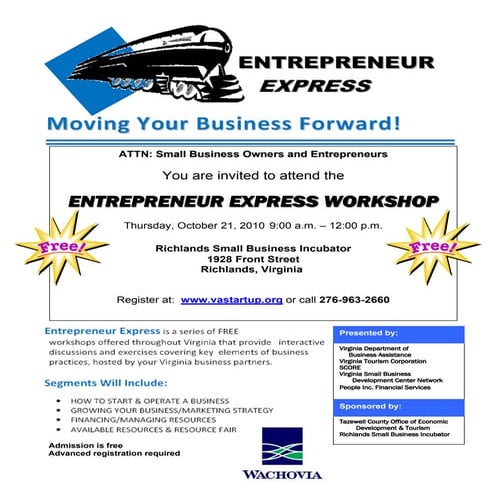 Entrepreneur Express Program for Virginia | PDF