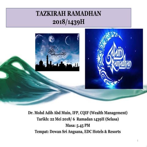 Tazkirah Ramadhan | PDF