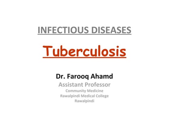 Four Levels of Prevention in Tuberculosis Management | PPT