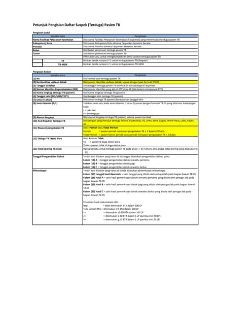 Format tb 06 | PDF