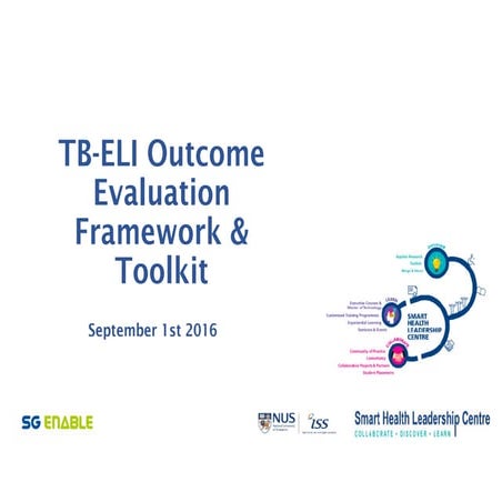 TB-ELI Outcome Evaluation Framework and Toolkit | PDF