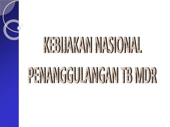 TBC Patofisiologi Penyakit Menular | PPTX