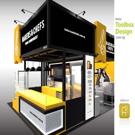 Toolbox Design • Bakers & Chefs Key Visuals & Booth Design | PDF