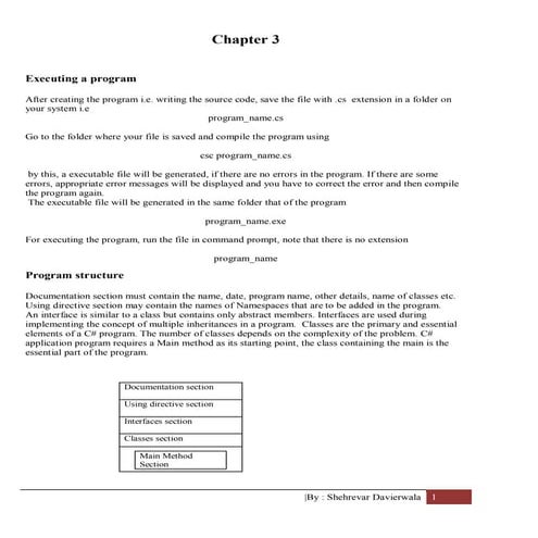 C# chap 3 | PDF | Programming Languages | Computing