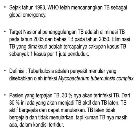 Pengetahuan tentang penyakit TBC menyeluruh | PPT