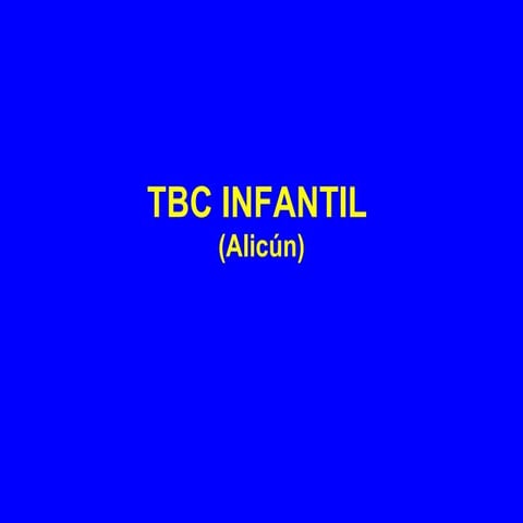 Tbc Infantil | PPT