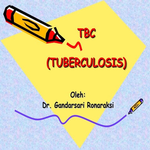 TBC Tuberkulosis dr. Rona.ppt untuk kader dan pasien | PPT