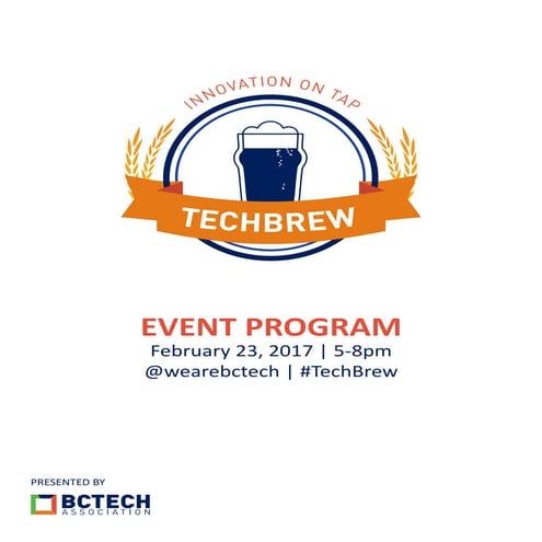 TechBrew - Feb 23, 2017 | Event Program | PDF