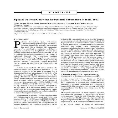 Tb guidelines upated | PDF