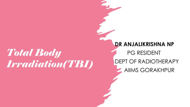 Total body irradiation | PDF