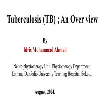 An Introduction to tuberculosis (basic things to know) .pptx