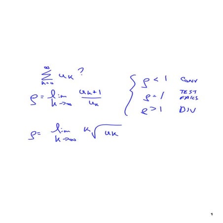 Ap Calculus Bc 10 06 Ratio And Root Test For Convergence Of Series