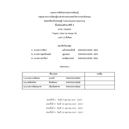 Task-based Language Teaching (TBL) | PDF