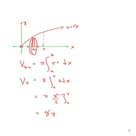 AP Calculus 602 Volumes of Revolution: Disk Method | PDF