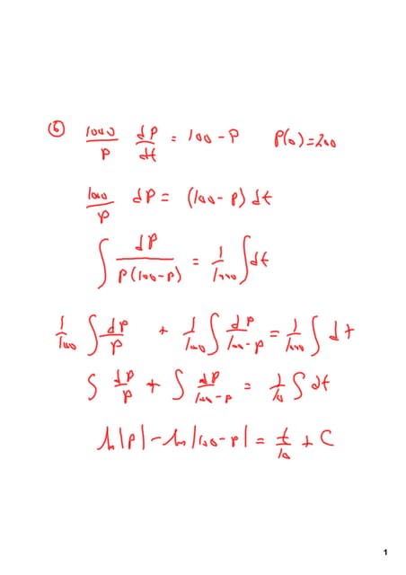 AP Calculus BC 8-11 Slope Fields | PDF