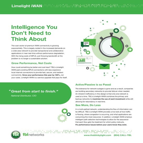TBL Limelight iWAN | PDF