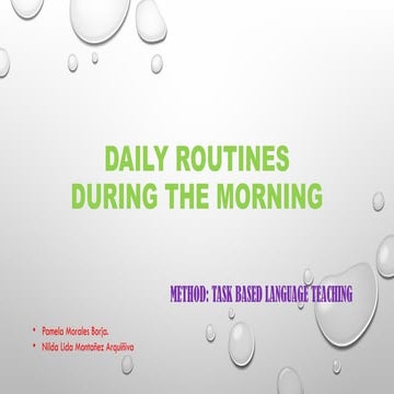 TBL TEACHING with Dayli routines 1.pptx