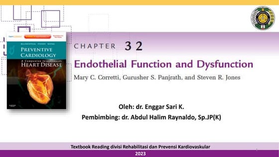 Endothelium derived factors | PPT