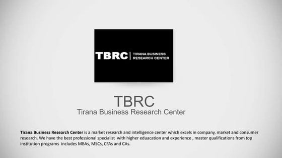 TBRC Raport infographic | PDF